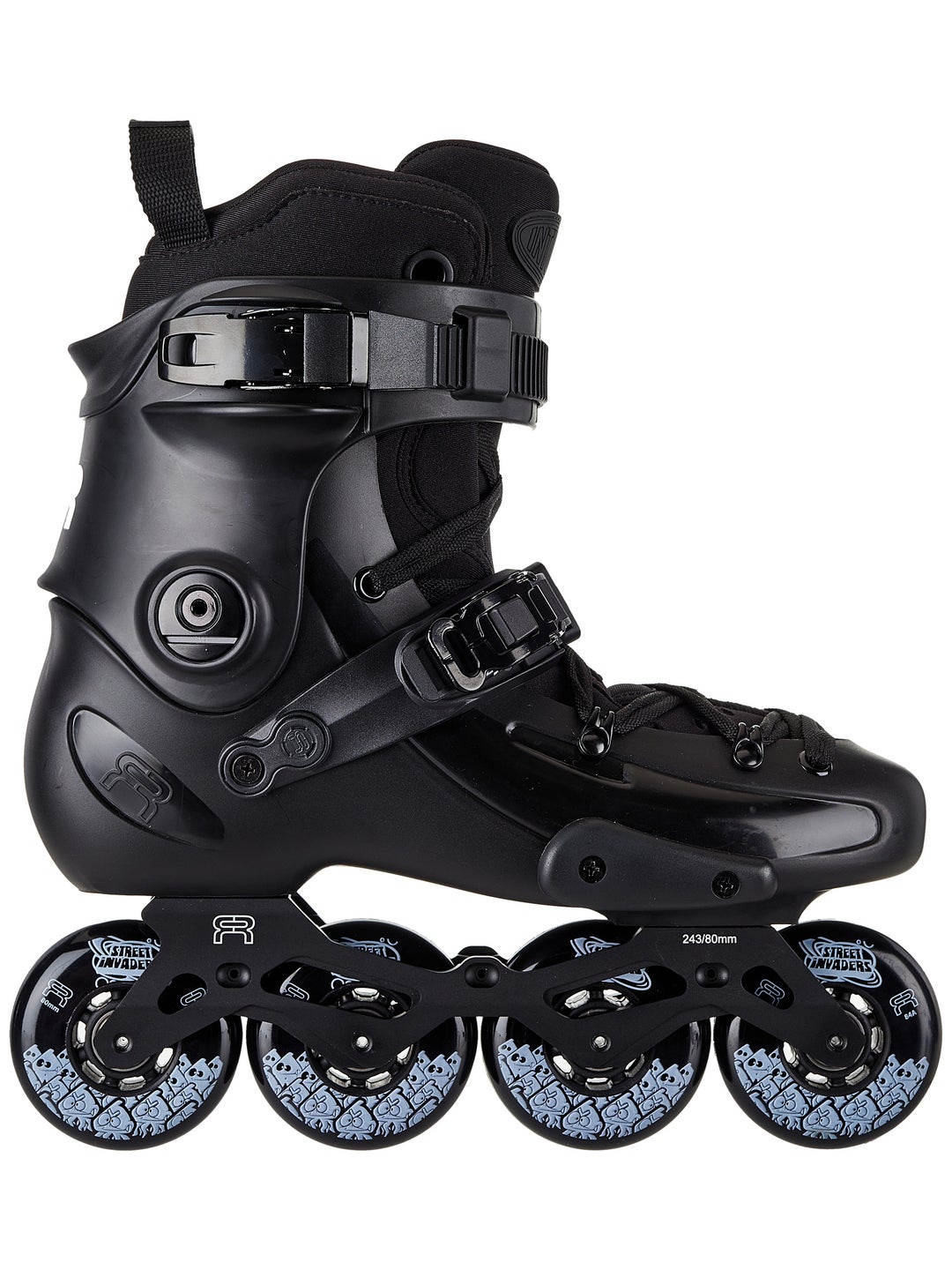 FR Skates FR1 80 Deluxe Intuition Skates - Black - Inline Warehouse