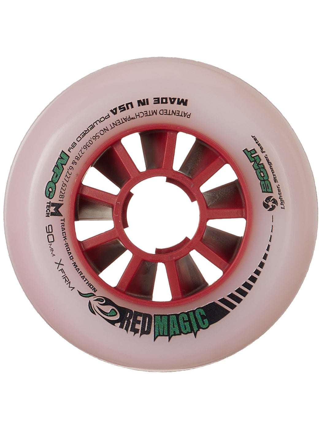 Bont Red Magic 90-125mm Inline Wheels - Inline Warehouse