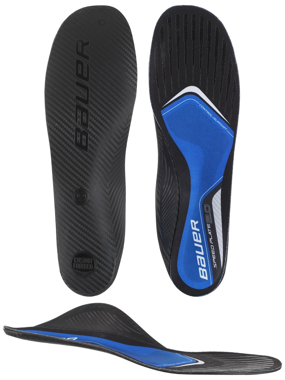 Bauer Speed Plate 2.0 Skate Insole Footbeds - Ice Warehouse