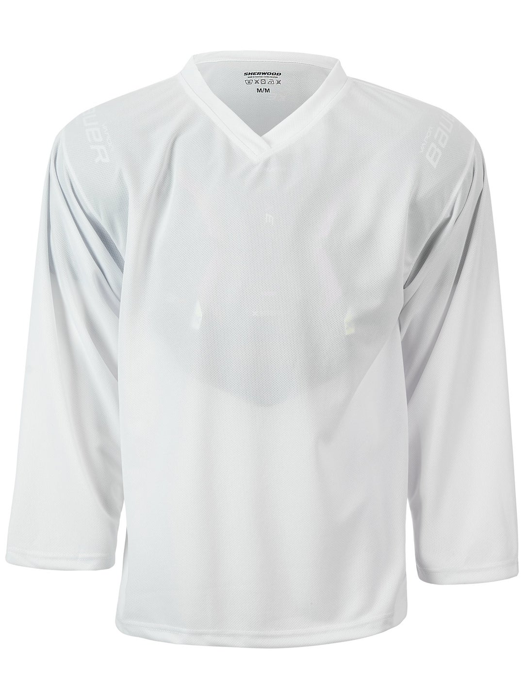 Sherwood SW100 Practice Hockey Jersey - White - Ice Warehouse