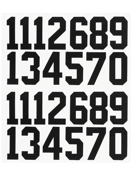 A&R Hockey Player Number Helmet 2" Decals - Inline Warehouse