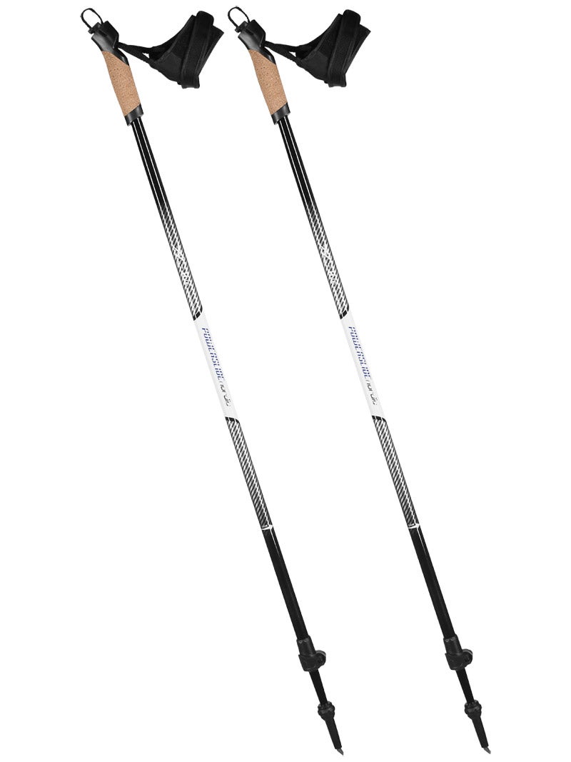 Powerslide Nordic Skating Adjustable Carbon Poles (2) - Inline Warehouse