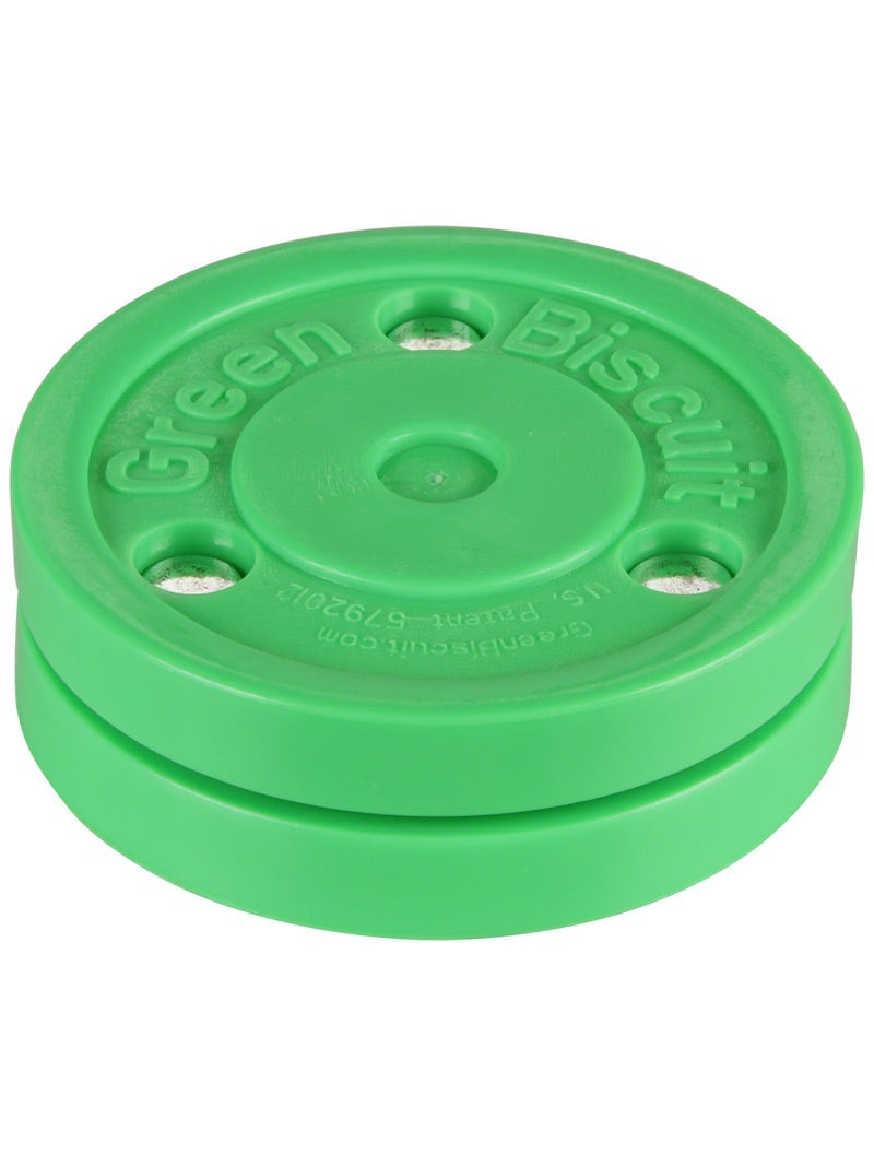 Green Biscuit Original Training Hockey Puck Green Color - Inline Warehouse