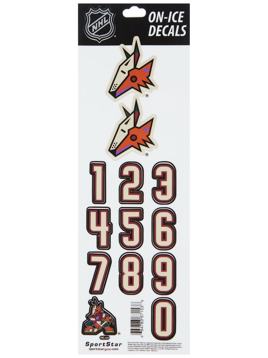 SportStar Official NHL Team Hockey Helmet Decal Sets - Ice Warehouse