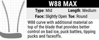 Warrior Hockey Stick Curve Chart | Ice Warehouse